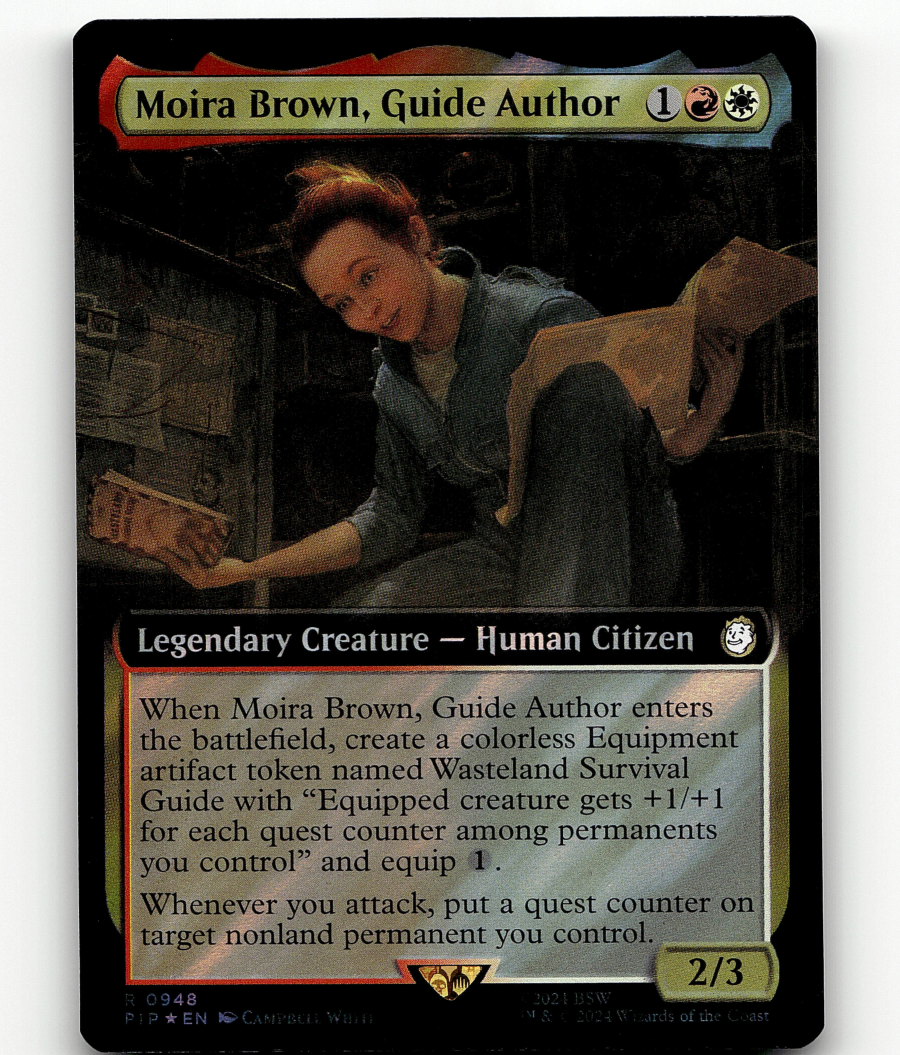 MTG Moira Brown, Guide Author (Extended Art) (Surge Foil) - Universes ...