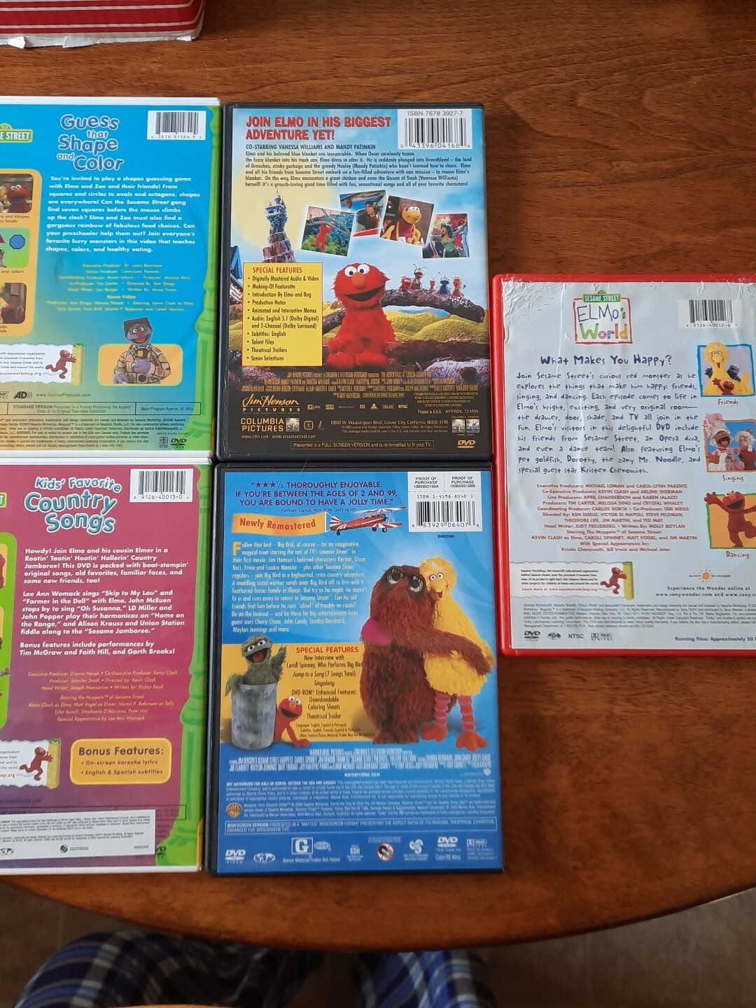 Sesame Street- DVD set Elmo and Big Bird, | Grelly USA