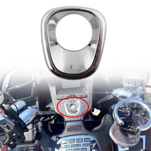 Ignition Key Accent Fairing Trim Cover Chrome For Honda Goldwing GL1800 ...