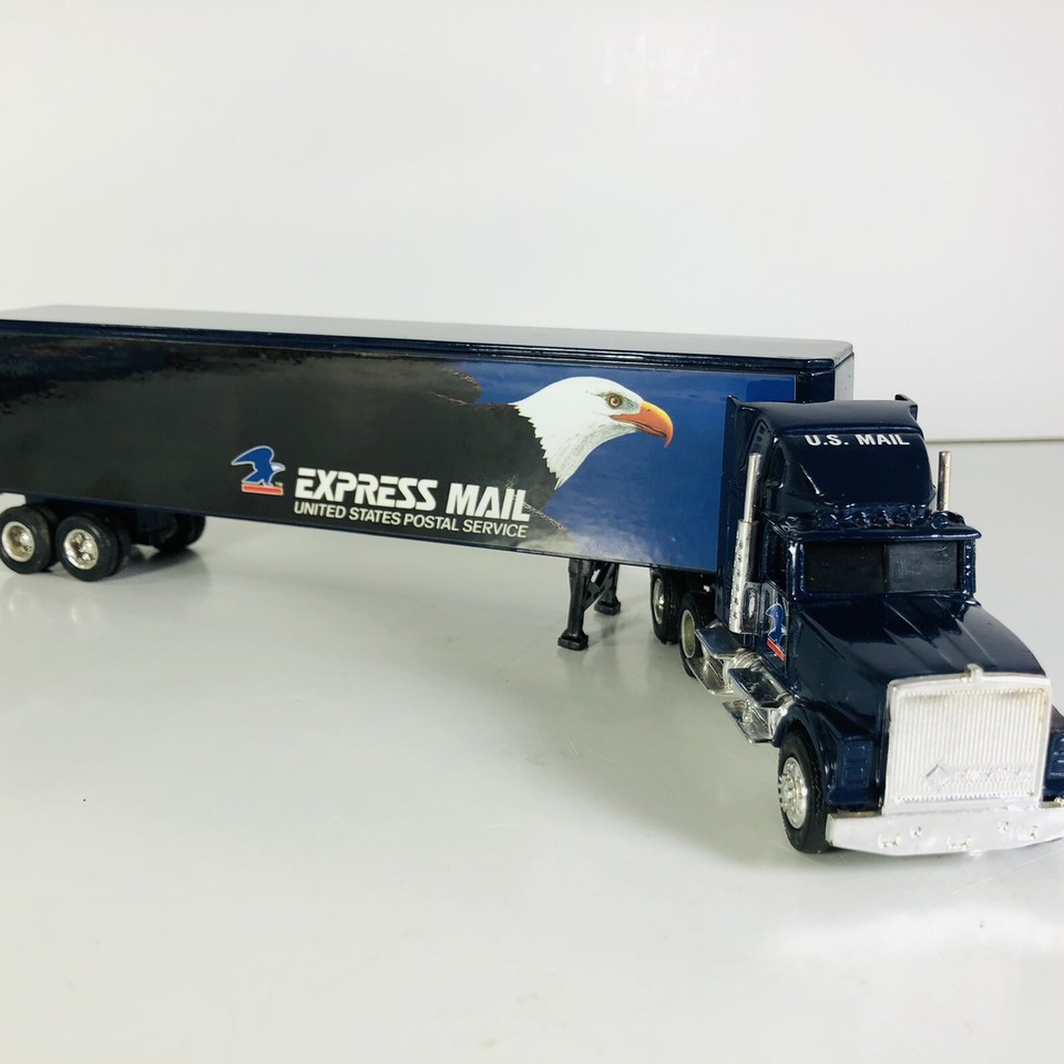 US Postal Express ERTL Tractor Trailer Diecast International Navistar 1 ...