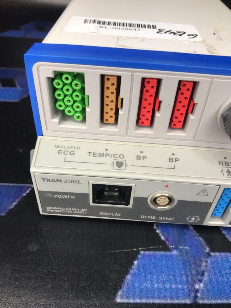 GE Marquette TRAM 250SL Multiparameter Patient Module - Fits TRAM-RAC ...