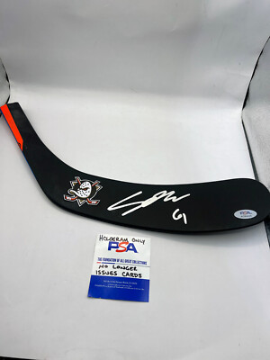 CUTTER GAUTHIER Anaheim Ducks Autograph SIGNED Hockey Stick Blade PSA ...