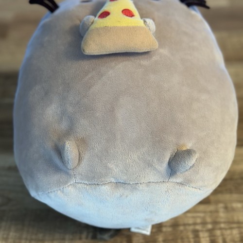 GUND Pusheen Pizza Plush Stuffed Toy Snackable 9.5 Inch Pepperoni Gray ...