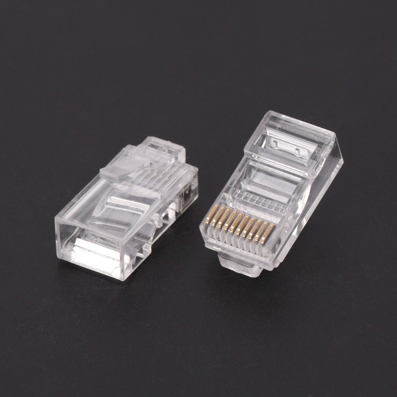 Pack of 50 RJ45 48 Connector Cable Connector Cat6a Cat7 RJ45 plug | eBay