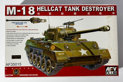 Parts Sealed AFV Club AF35015 1/35 Scale M18 Hellcat Tank Destroyer - 8 ...