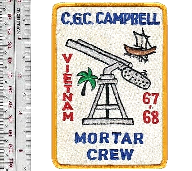 US Coast Guard USCG Vietnam CG Cutter Campbell Mortar Crew vel NO ...
