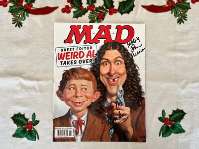 *SIGNED!* MAD Magazine No. 533 Guest Editor Weird Al Takes Over! | eBay