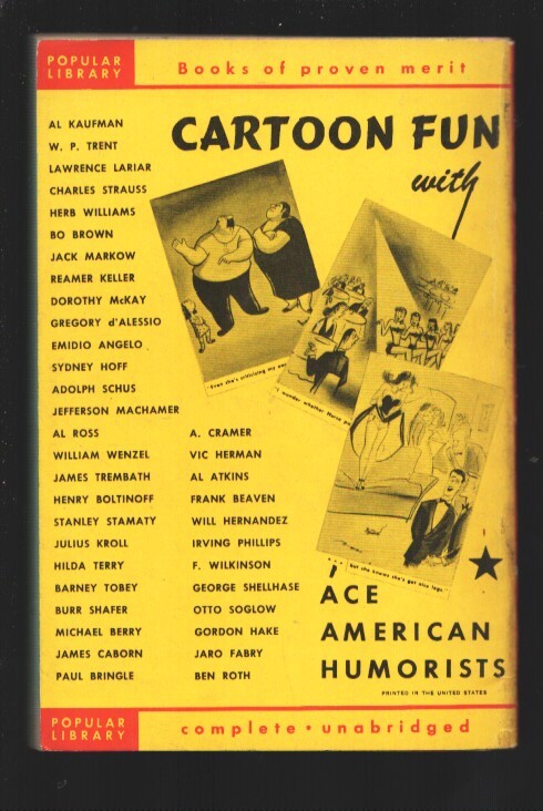 Cartoon Fun #86 1948-Comic & cartoon art by Bill Wenzel-Otto Soglow ...
