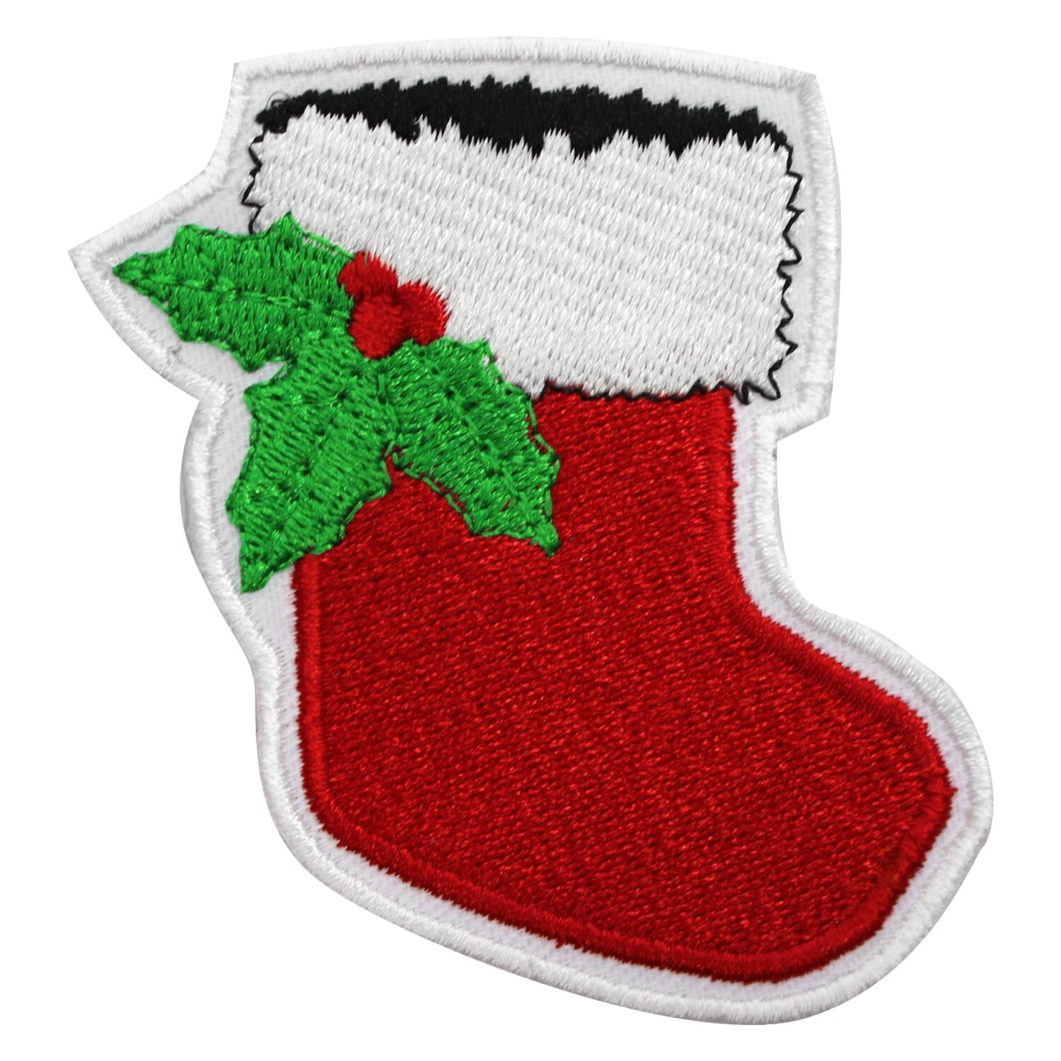 Stocking Patch, Christmas Patch Embroidered Iron on Patch 7.5x6cm | eBay