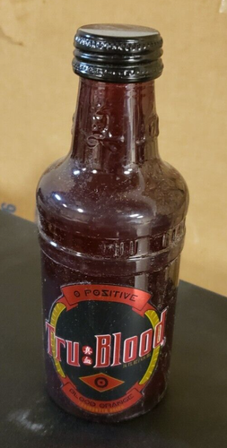 Tru Blood "Blood Orange" Carbonated Soda 14 Fl. Oz. Bottle 2011 True ...