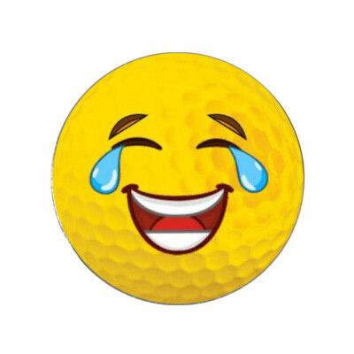 Happy Crying Emoji Laughing Golf Ball Marker Gift + HAT CLIP | eBay
