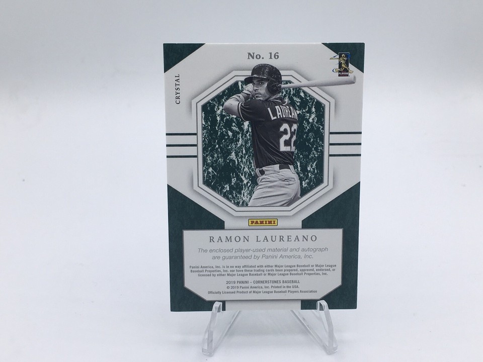 2019 Panini Chronicles - Rookie Cornerstones Crystal #16 Ramon Laureano ...