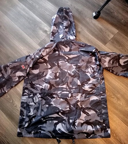Rare Genuine British Army OPFOR blue camo Windproof Smock Combat jacket ...
