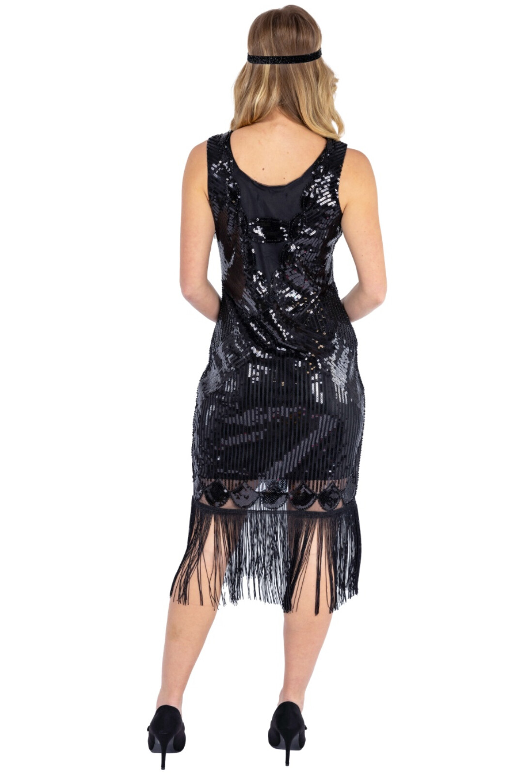 Ro Rox Dress Flapper 1920's Sequin Tassel Cocktail Party Great Gatsby ...