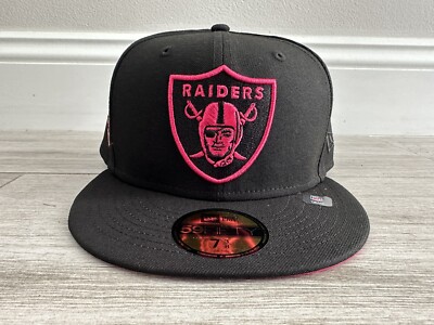 Las Vegas Raiders New Era Rose Nights Inaugural Season Patch Black ...