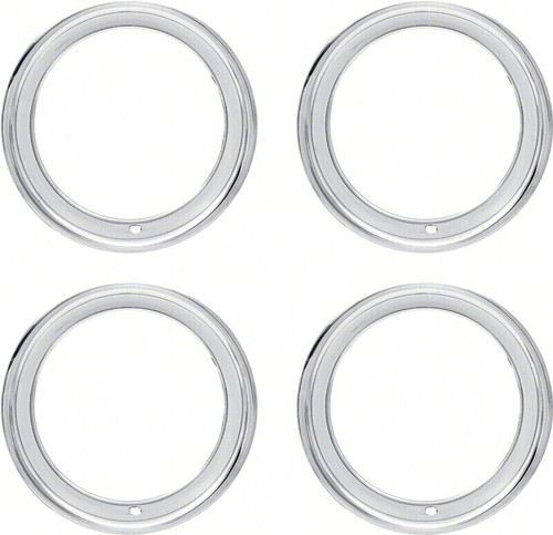 GM CHEVY OLDS PONTIAC RALLY WHEEL BEAUTY TRIM RINGS 3" DEEP DISH 15x8 ...