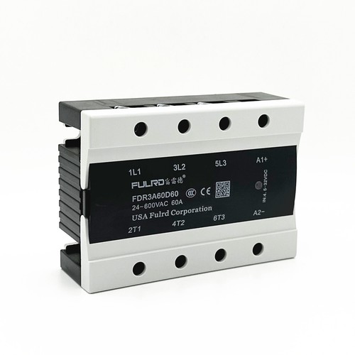 FULRD Three-phase Solid State Relay FDR3-D4860Z 60A DC-AC 24-480VAC 3 ...