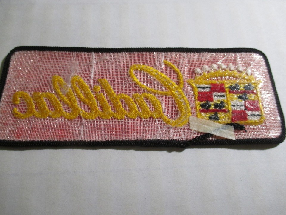 Cadillac GM Patch Luxury Car NOS Vintage Automobile Auto Motorcar ...