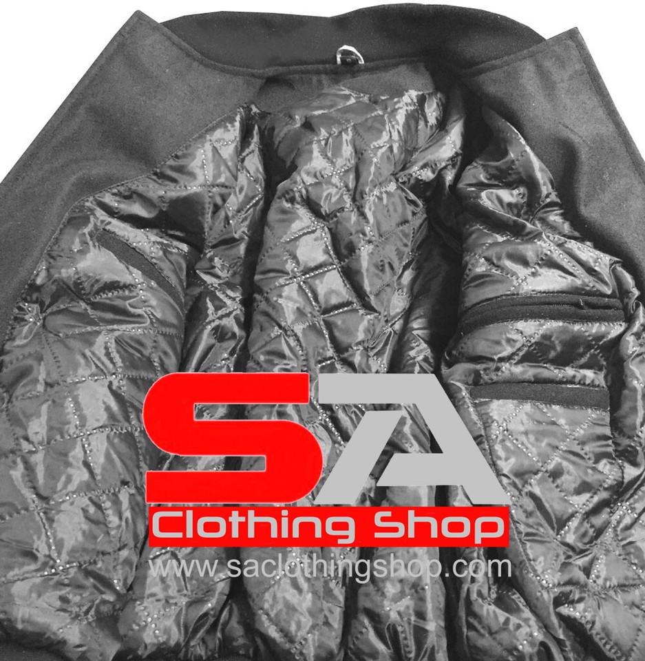 Unisex Varsity Letterman Baseball Jacket Navy Wool Genuine Gold Leather ...