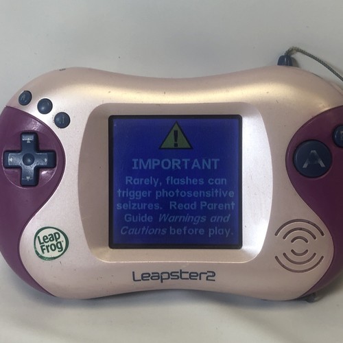 Leapfrog Leapster 2 Learning Game System Pink, Tested - READ ...