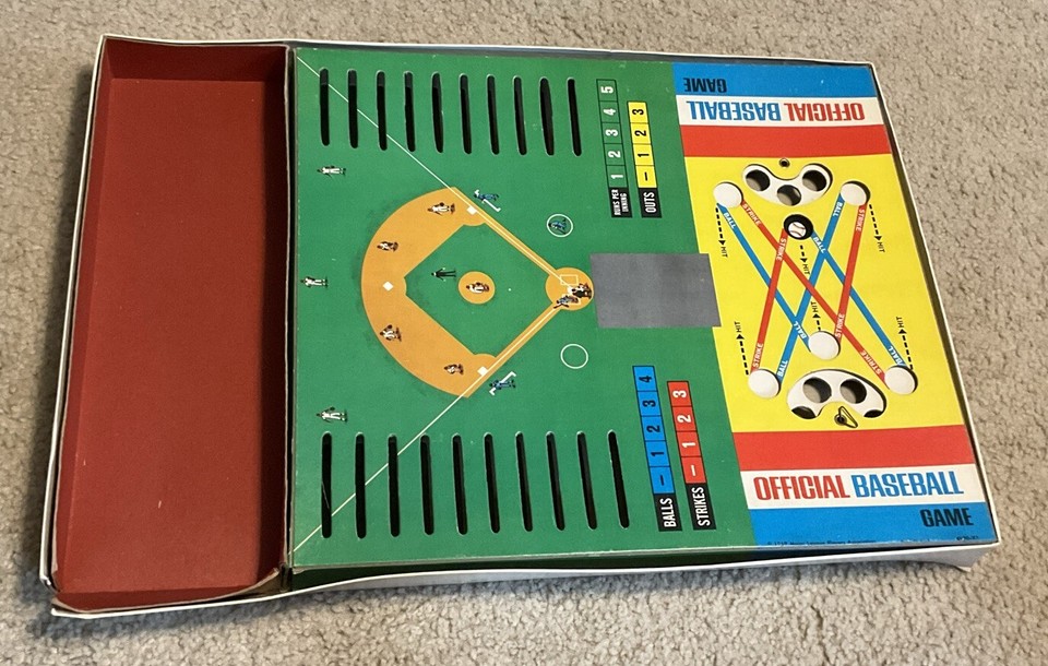 1969 Milton Bradley Official Baseball Game w/ 270 Cards, missing parts ...