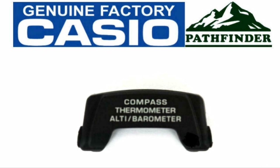 Casio Pathfinder PAG-240 Black Rubber Cover End Piece (12 Hour) PRG-130 ...