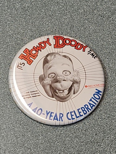 Howdy Doody 40th Anniversary Pinback Button | eBay