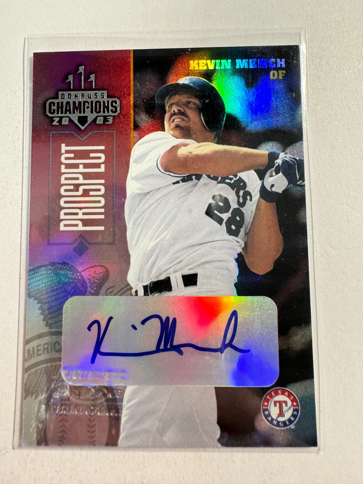 K134,476 - 2003 Donruss Champions Autographs #260 Kevin Mench Auto ...