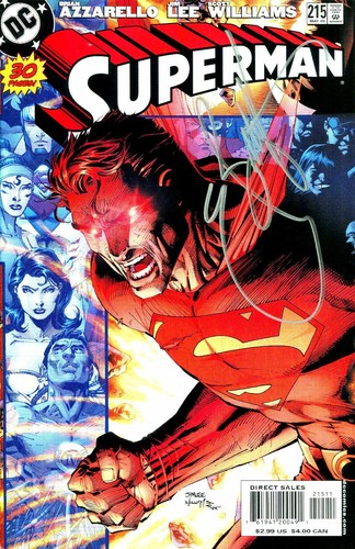 SUPERMAN #215 SIGNED BY ARTIST ERIC BASALDUA aka EBAS | eBay