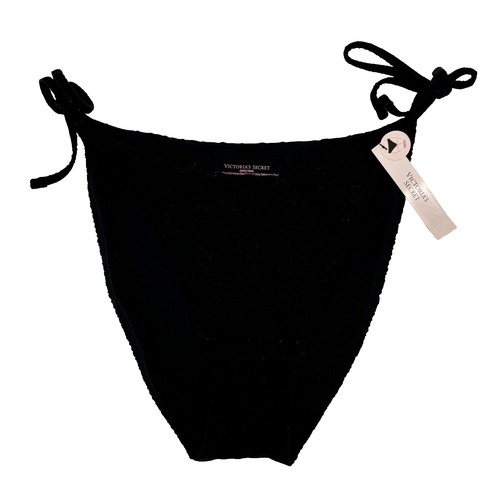 Victoria’s Secret Large Black Mix & Match Side-Tie Cheeky Bikini Swim ...
