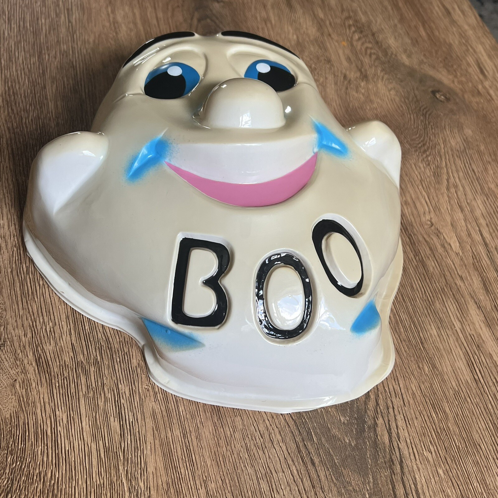 vintage plastic Halloween BOO mask ghost costume | eBay
