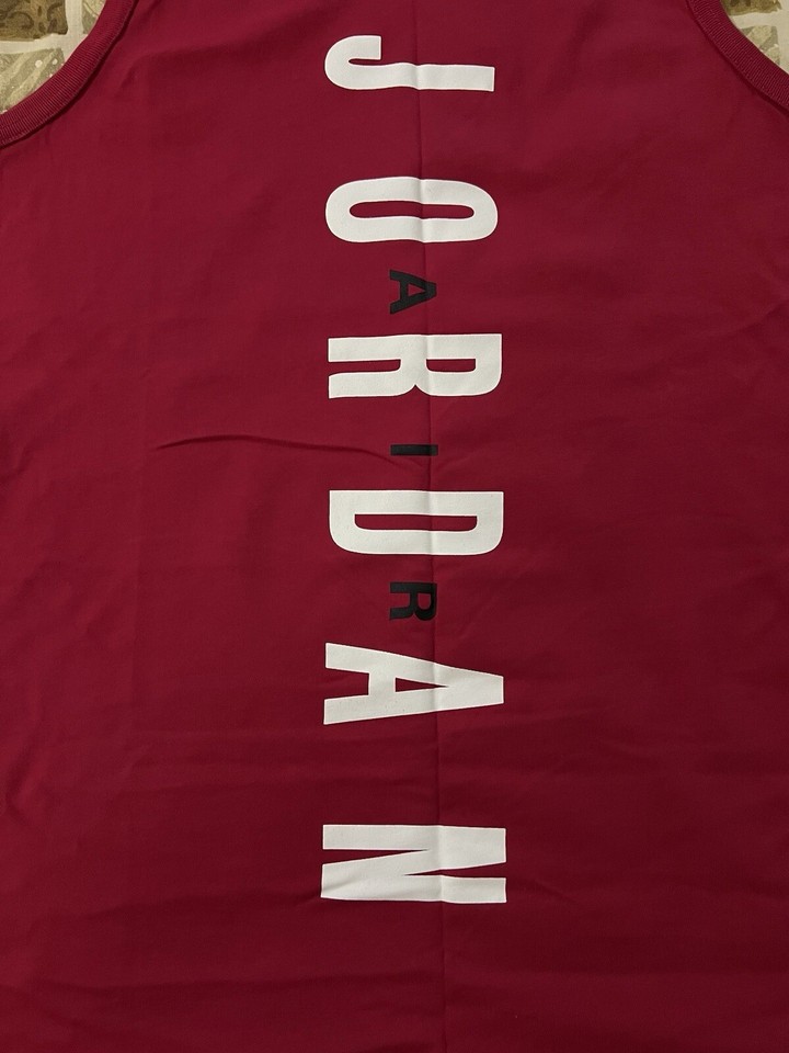 Men’s Air Jordan Tank Top in red, size small | eBay