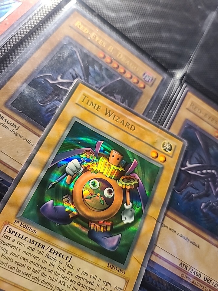 Yu-Gi-Oh! Card | Time Wizard | MRD-065 | 1st Edition Faded Error | eBay