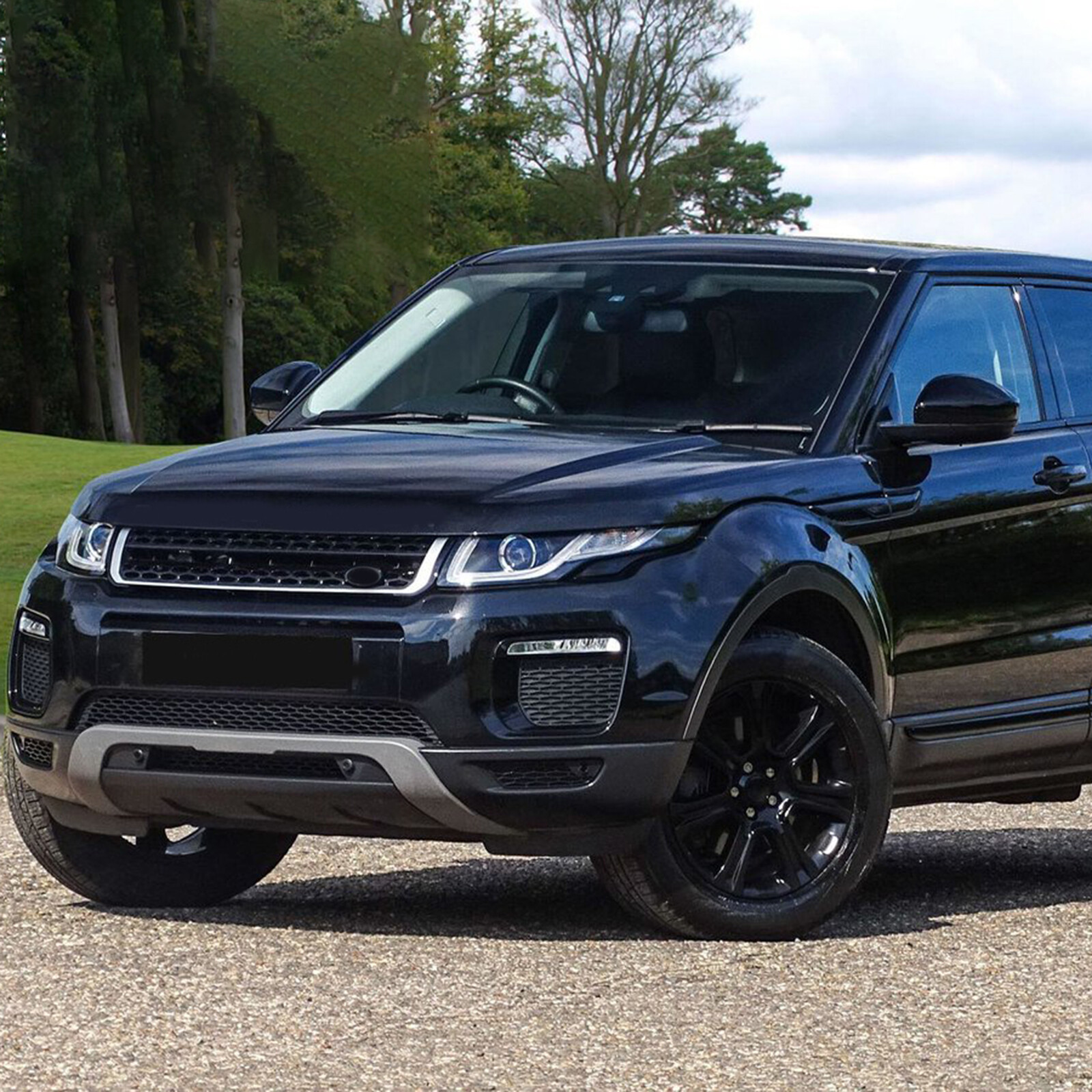 For Land Rover Range Rover Evoque 2016-18 Front Bumper Skid Plate Tow ...