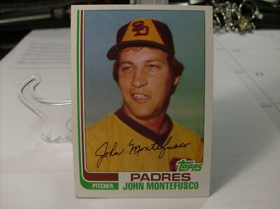 1982 Topps Traded #74T - John Montefusco - San Diego Padres 82-1996 | eBay