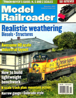 Model Railroader Magazine November 2003 Vol 70 No 11 Awesome HO Scale ...