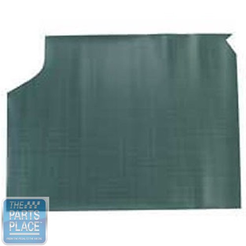 1968 Pontiac GTO / LeMans Rubber Trunk Mat - Aqua / Black Houndstooth ...