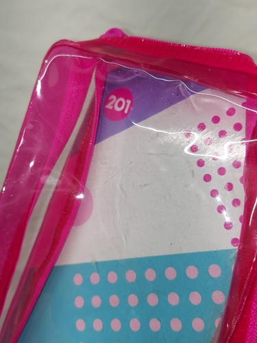 Clear Vinyl Pink Barbie Doll Zippered Bag, Fashionista Case No Doll 201 ...