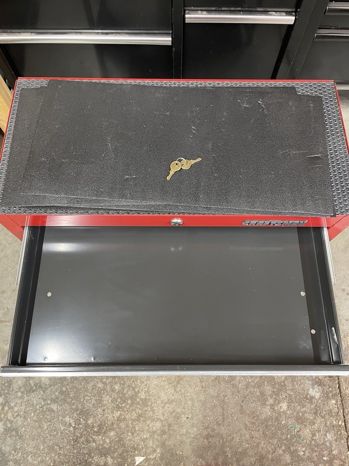 Craftsman 4 Drawer Intermediate Chest Middle Tool Box USA With Keys | eBay