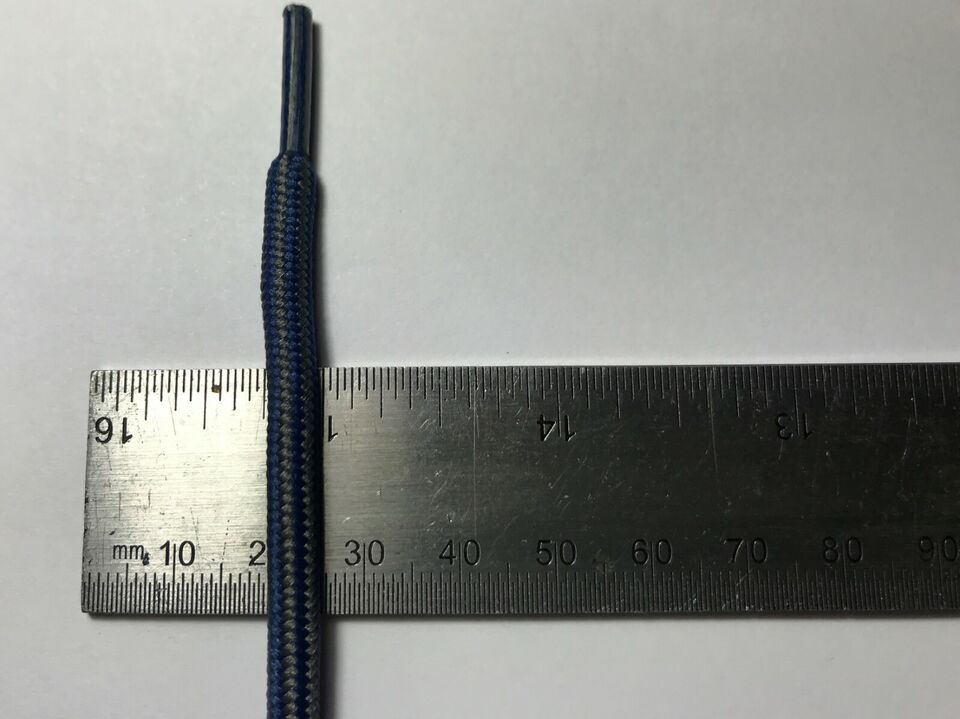 3pair 5mm Thick Heavy duty Round Hiking Work Military Boot Shoe laces ...