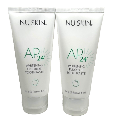 NU Skin AP24 Whitening Fluoride Toothpaste 4oz 2 PACK NEW/SEALED Exp-07 ...