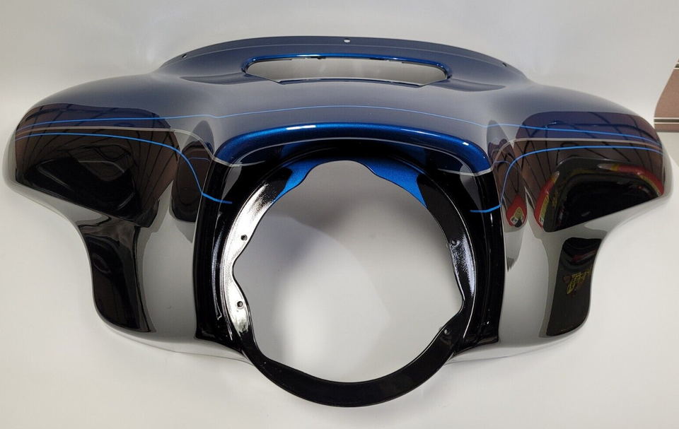 H-D FLT Legend Blue/Viv Blk Frt. Fairing w/p/s 57000828EEM | eBay