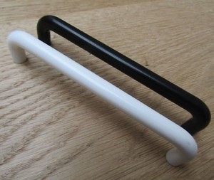 PLASTIC D HANDLES retro cabinet cupboard drawer furniture pull handles ...