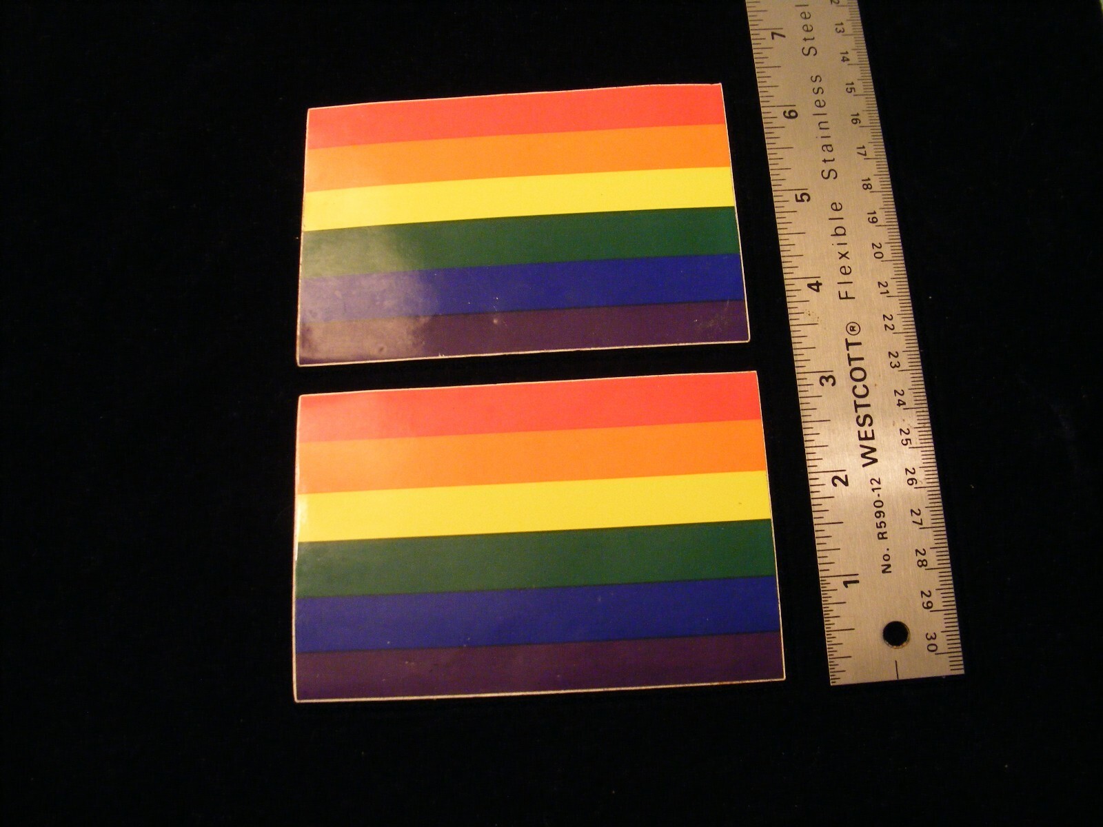 Rainbow Flag Stickers (lot of 2) - FREE SHIPPING | eBay