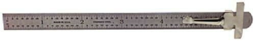 6" Inch Ruler Stainless Steel Flex Pocket Clip Scale Made In USA PEC ...