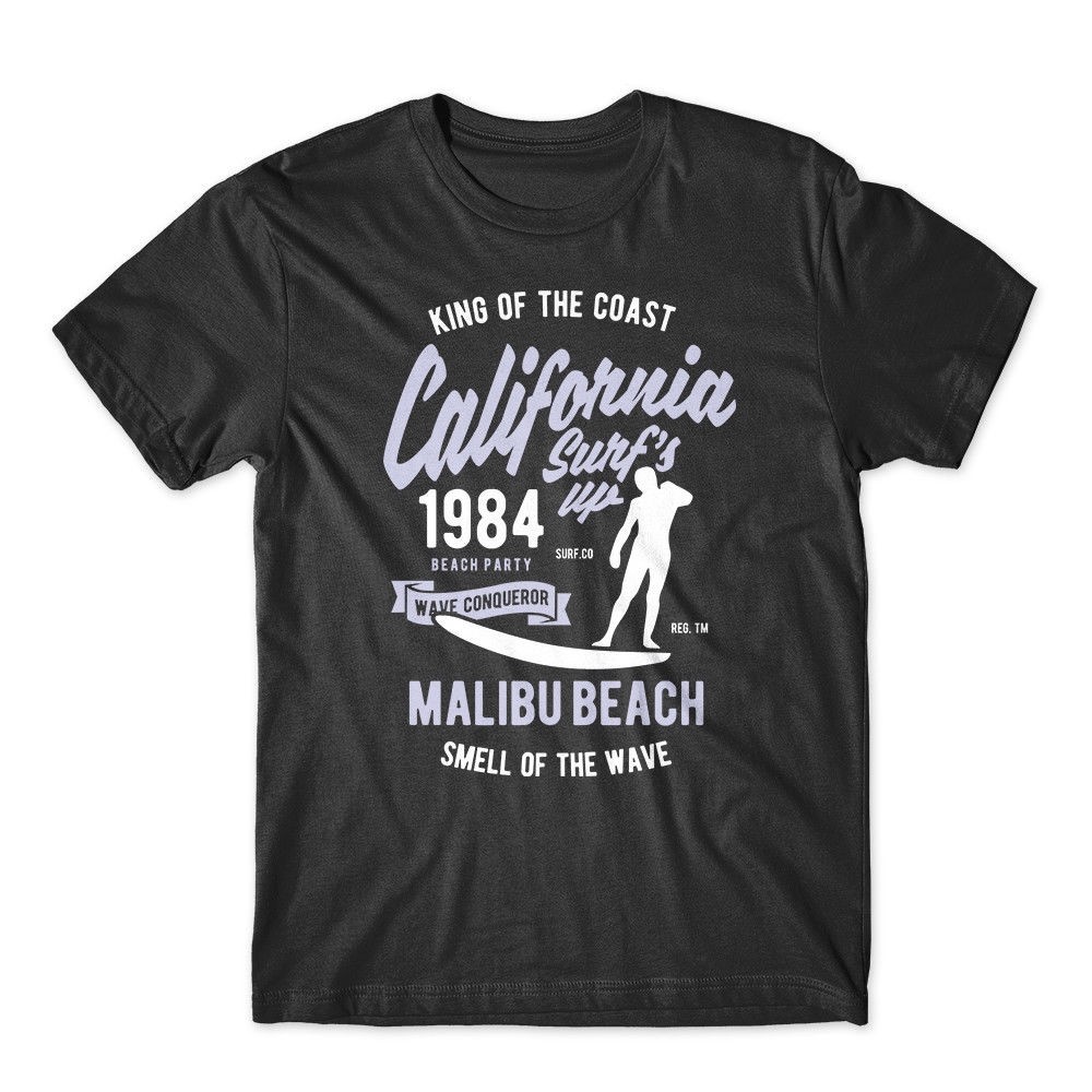 California Surf's Up T-Shirt. Surfer 100% Cotton Premium Tee New | eBay