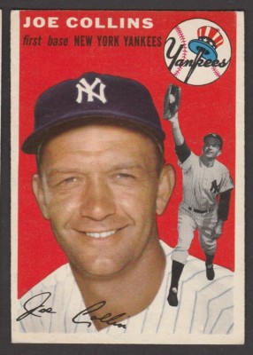 1954 TOPPS BASEBALL # 83 JOE COLLINS INV J2809 | eBay