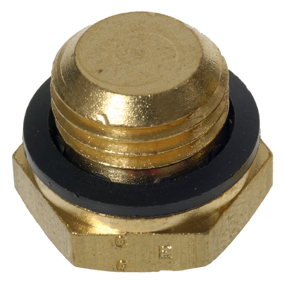 Parker Legris Brass Hex Male Blanking Plug with Metric and BSP Parallel ...
