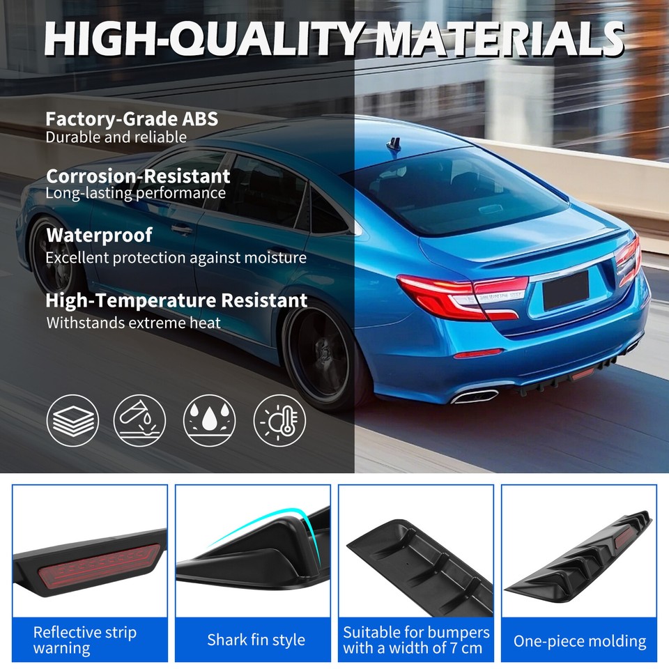 For Lexus ES300 ES250 Car Rear Bumper Diffuser Lip Splitter Spoiler ...