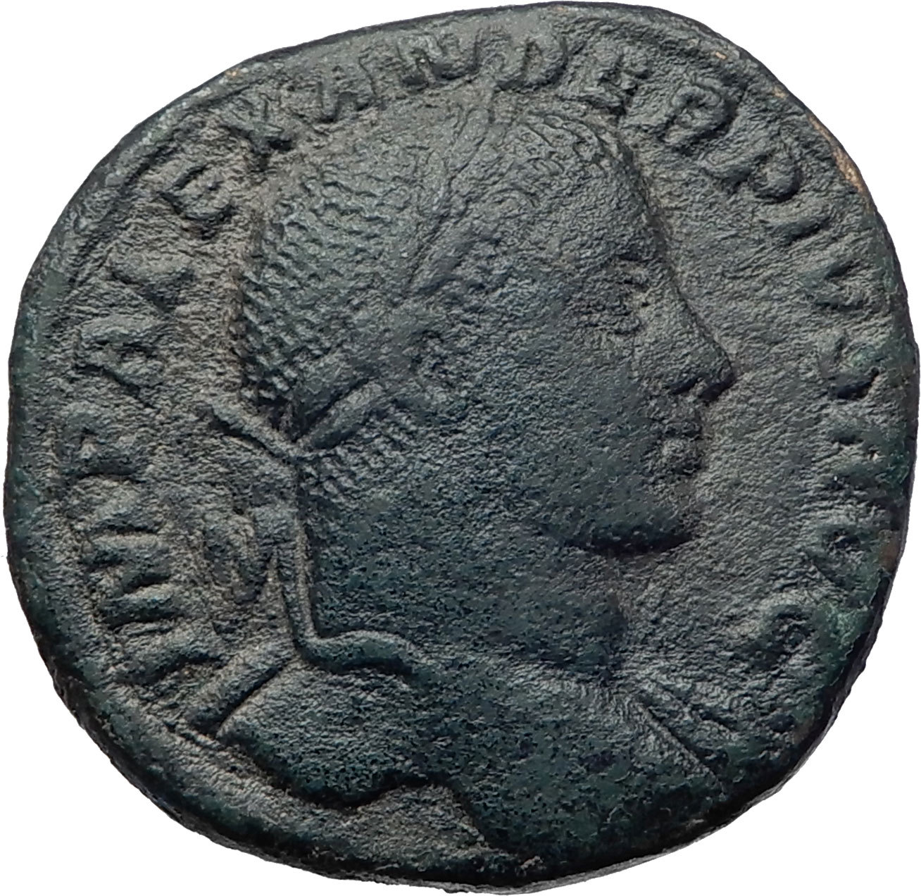SEVERUS ALEXANDER 234AD Rome HUGE Sestertius Ancient Roman Coin SOL Sun ...